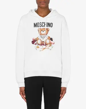Moschino Teddy Bear Print Hoodie