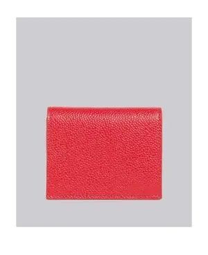 Thom Browne Anchor Embroidered Cardholder - Red