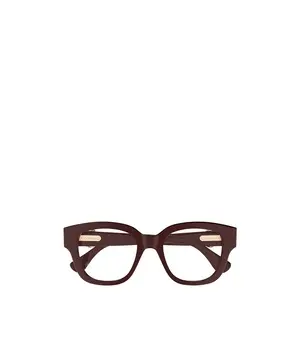 Cartier Square Frame Eyeglasses - Red