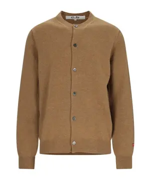 Play Comme Des Garcon Cardigan With Heart Patch