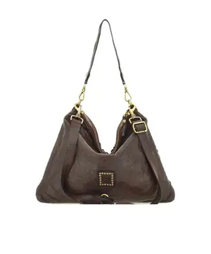 CAMPOMAGGI Woven Embellished Shoulder Bag