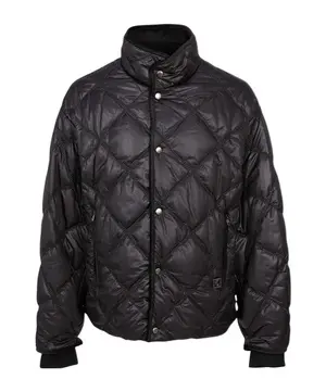 WOOYOUNGMI Quilted Jacket With Logo Detail - Black