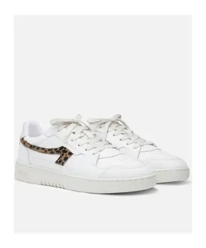 Axel Arigato Low Top Sneakers With Leopard Detail