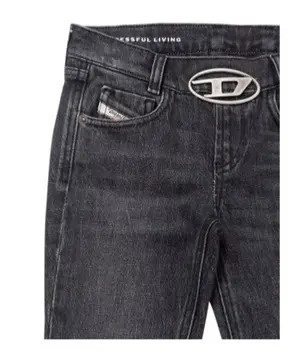 DIESEL® Belt-loop Flared Jeans