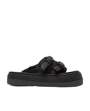 Eytys Logo Buckled Slides