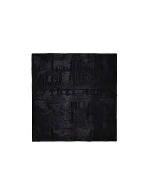 Dolce & Gabbana Dolce Gabbana Chiffon Veil Scarf - Black