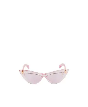Balmain Cat Eye Sunglasses With Logo Detail - Pink