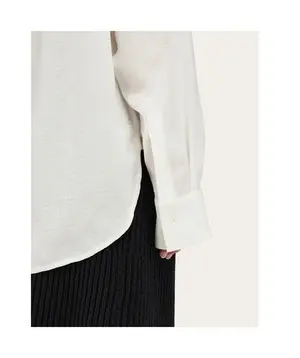 FERRAGAMO Gancini Print Shirt - Mascarpone