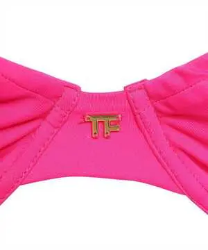 TOM FORD Halterneck Triangle Bikini - Pink