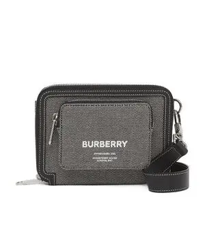 Burberry Printed Crossbody Bag - Black