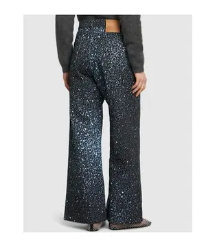 Giuseppe Di Morabito Embellished Wide-leg Denim Pants