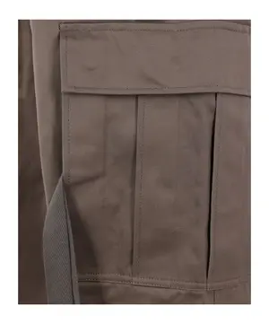 Sacai Belted Cargo Trousers - Brown