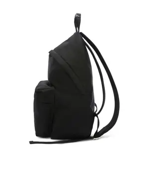 Palm Angels Logo Embroidered Zipped Backpack - Black