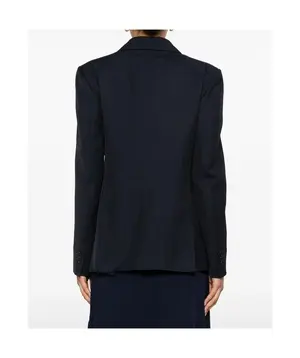 P.a.r.o.s.h Raisa Single-breasted Blazer With Notched Lapel - Black