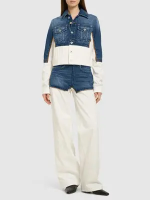 JEAN PAUL GAULTIER Single-breasted Denim Jacket