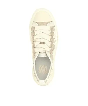 Amiri Ma Quad Stars Court Low Sneakers - Beige