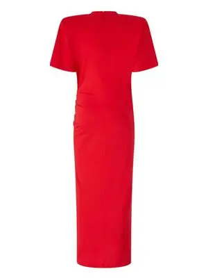 Pinko Padded Shoulder T-shirt Dress - Red