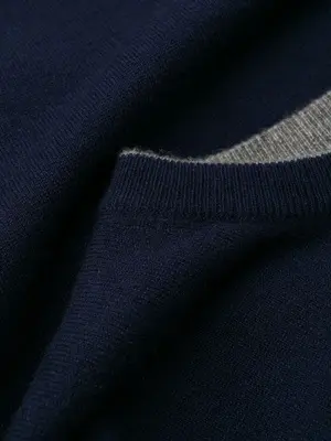 Brunello Cucinelli Crewneck Knitted Pullover - Black