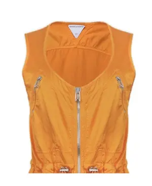 Bottega Veneta Sleeveless Zip Up Dress