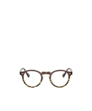 Oliver Spencer Round Frame Eyeglasses - Espresso