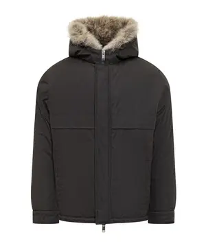 Yves Salomon Hooded Coats For Men