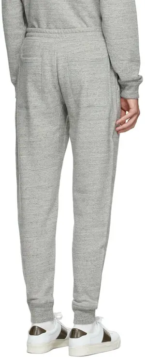TOM FORD Drawstring Slim Cut Track Pants - Gray