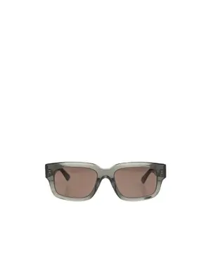 Bottega Veneta Ultrathin Squared Sunglasses - Brown