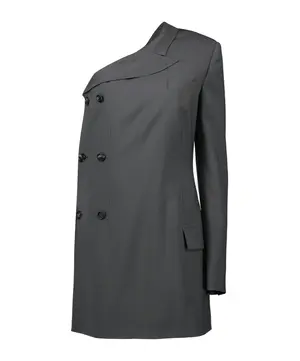 Moschino Long Sleeve Dress With Flap Pockets