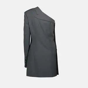 Moschino Long Sleeve Dress With Flap Pockets