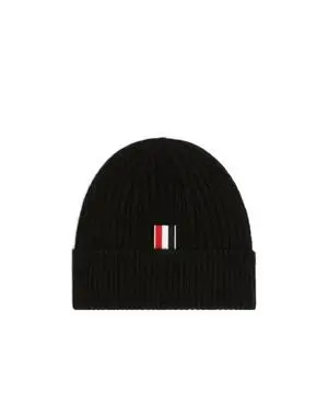 Thom Browne 4-bar Stripe Beanie - Black
