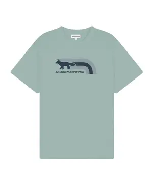 Maison Kitsuné Fox Motif Crewneck T-shirt