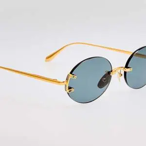 Linda Farrow Rimless Oval Sunglasses