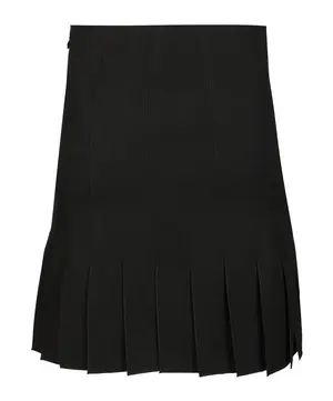 Marni Pleated Wool Mini Skirt