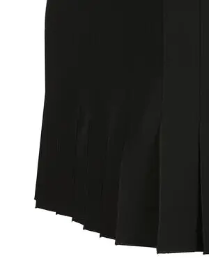 Marni Pleated Zipped Midi Skirt