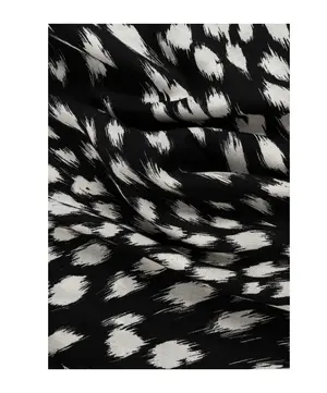 Givenchy Polka Dot Printed Frayed Edge Scarf