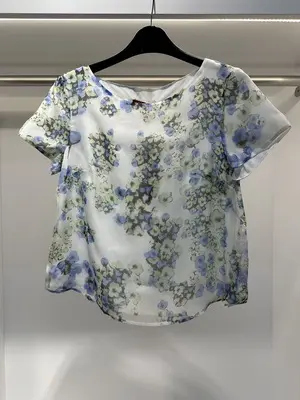 Max Mara Short Sleeve Printed Shirt