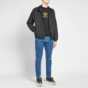 Versace Embroidered Logo T-shirt - Black