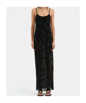 SIR. Vittoria Midi Dress With Floral Pattern And Side Slits