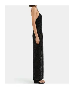 SIR. Vittoria Midi Dress With Floral Pattern And Side Slits