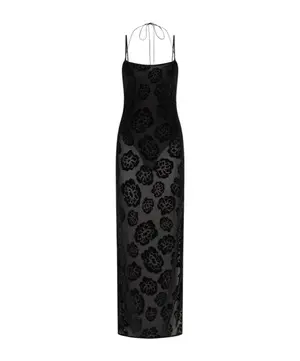 SIR. SIR. Vittoria Midi Dress With Floral Pattern And Side Slits No