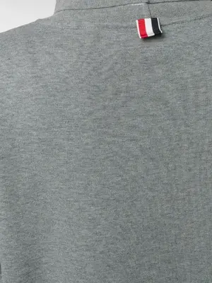 Thom Browne Four-stripe High-neck Sweatshirt