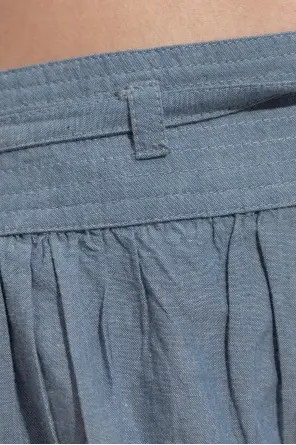 Ulla Johnson Elowen Shorts With Lace Embroidery
