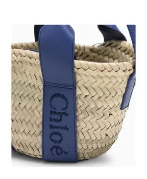 Chloé Sense Mini Raffia Tote Bag