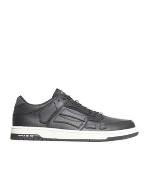 Amiri Low-top Paneled Lace-up Sneakers - Black