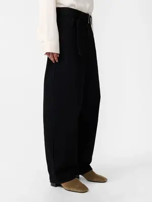 Studio Nicholson Belted Wide-leg Track Pants