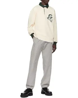 Givenchy Long Sleeve Collared Sweater With Logo Detail