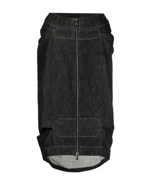 VIVIENNE WESTWOOD Denim Skirt With Zip Closure - No