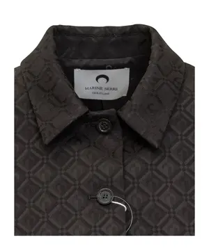 MARINE SERRE Moon Diamant Jacquard Cropped Jacket