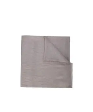 Brunello Cucinelli Sparkled Frayed-edge Scarf - Gray