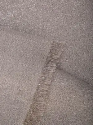 Brunello Cucinelli Sparkled Frayed-edge Scarf - Gray